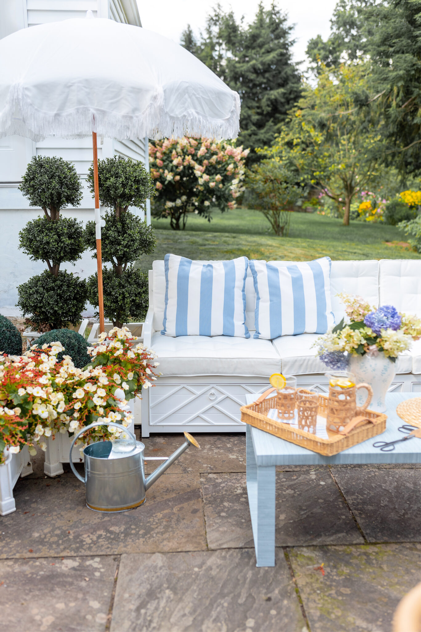 Patio Refresh with Ballard Designs | Kristy & New England