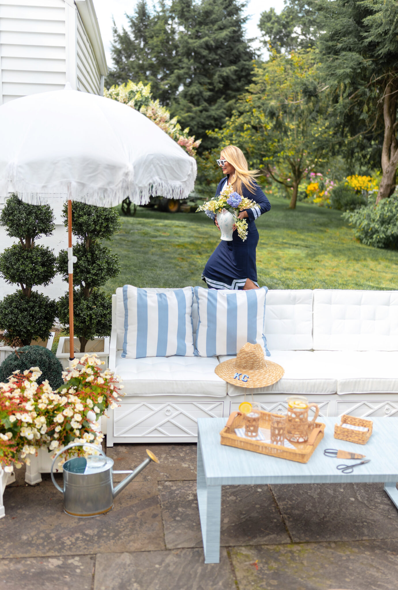Patio Refresh with Ballard Designs | Kristy & New England