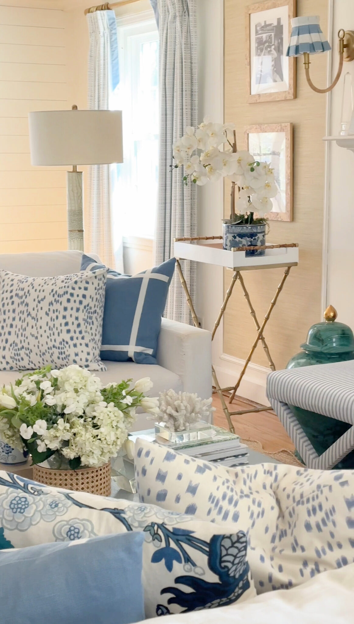 Keys to Coastal Blue & White Interiors in Our New England Home | Kristy ...