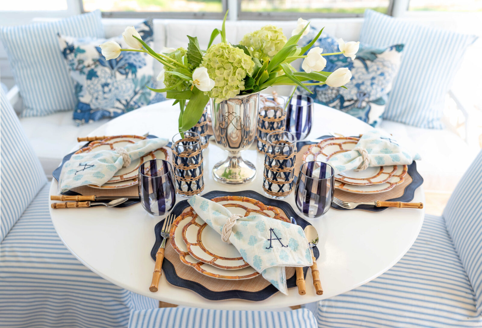 Summer Table on Our Screened-in Porch with Mark & Graham | Kristy & New ...